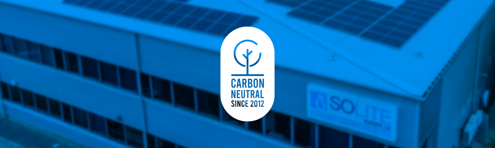 We have been officially recognised as Carbon Neutral - Solite